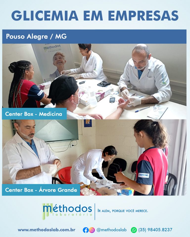 Campanha de Glicemia no Center Box - Methodos Laboratório